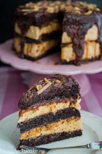 Tort Snickers - Lucky Cake